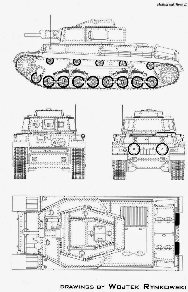 Axis Tanks and Combat Vehicles of World War II: 41M Turan II Tank