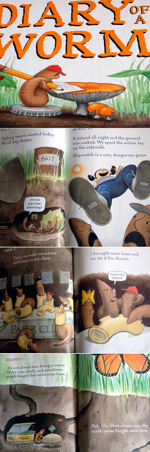 Calyx Glass Blog: Children's Books on Bugs - Diary of a Worm