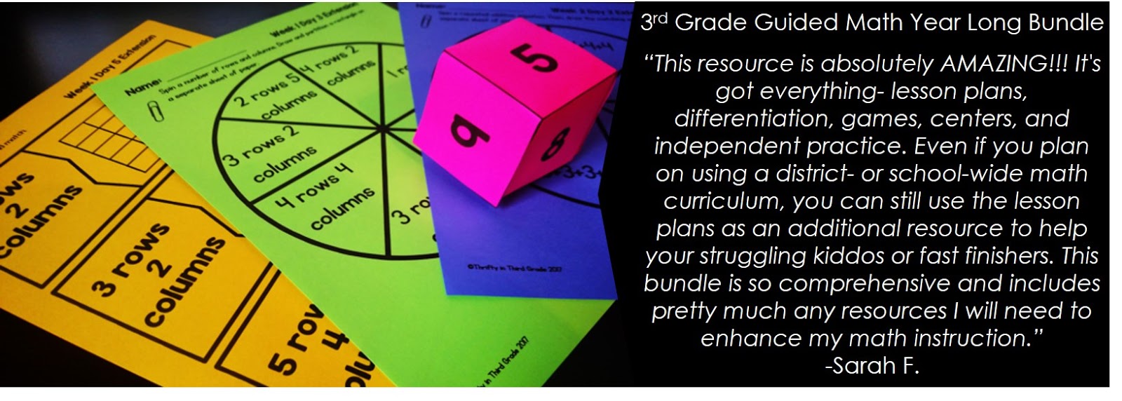 3rd Grade Guided Math - Thrifty in Third Grade