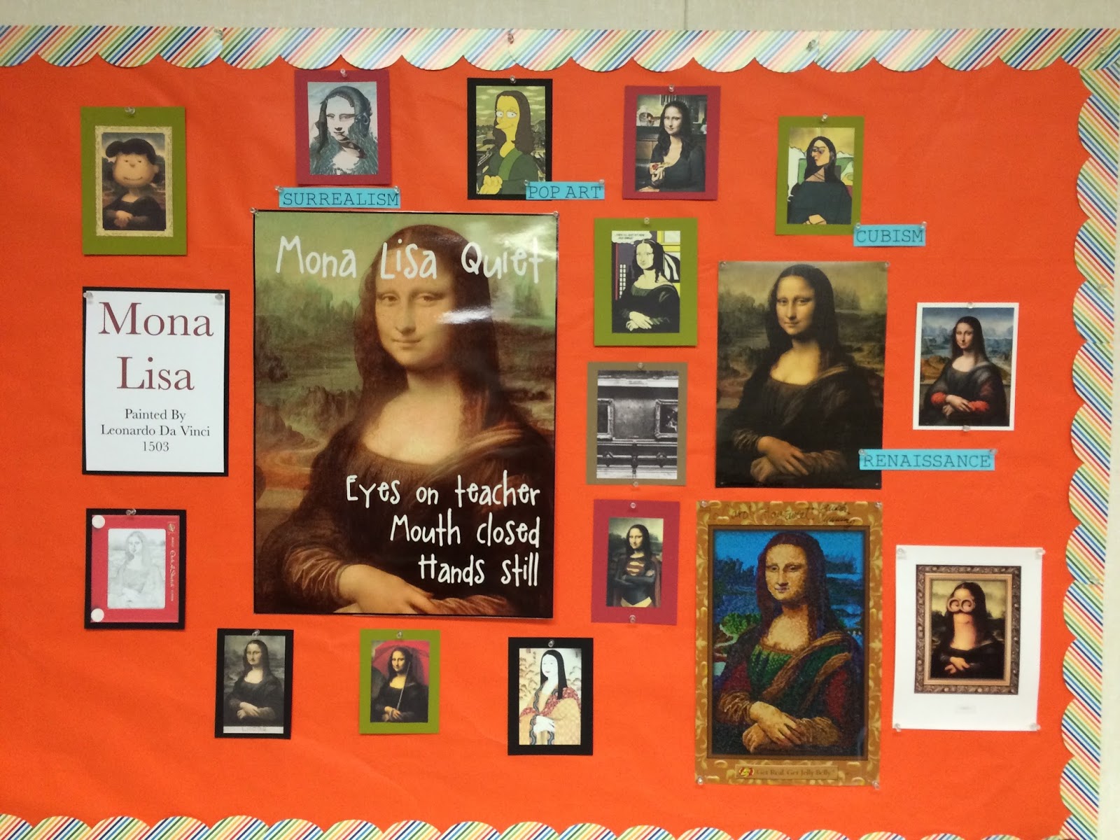 Kathys Art Project Ideas Mona Lisa Parody Art Lesson