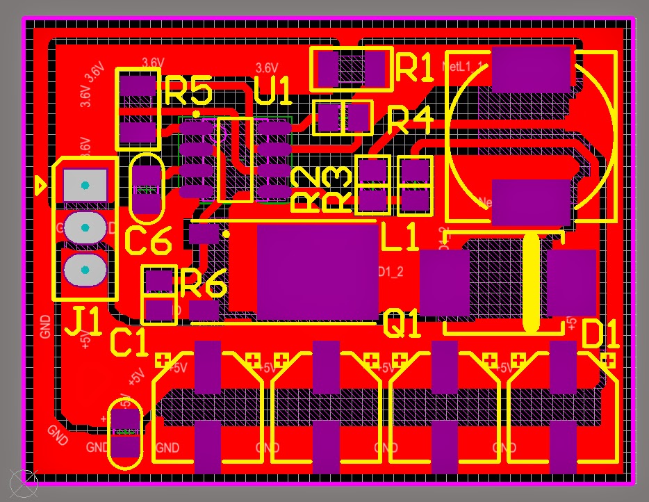Mạch ổn áp đầu ra dùng LM2596