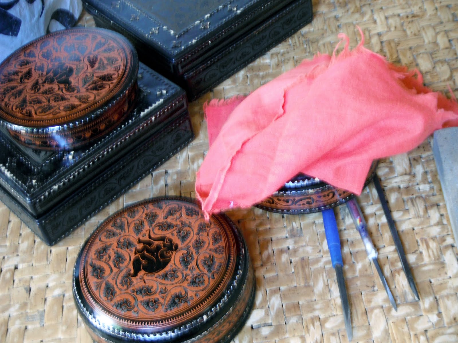 Leap Feet First: Burmese Lacquerware Workshop
