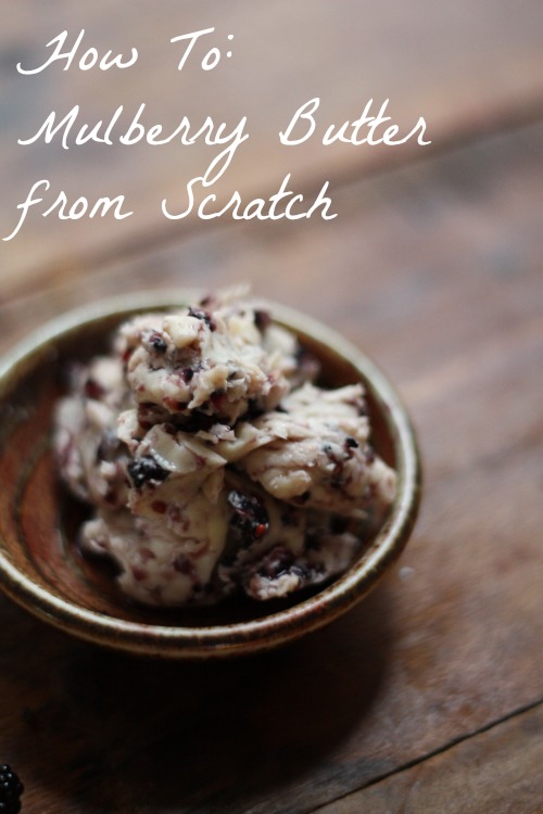 How To: Make Mulberry Butter | 17 Apart