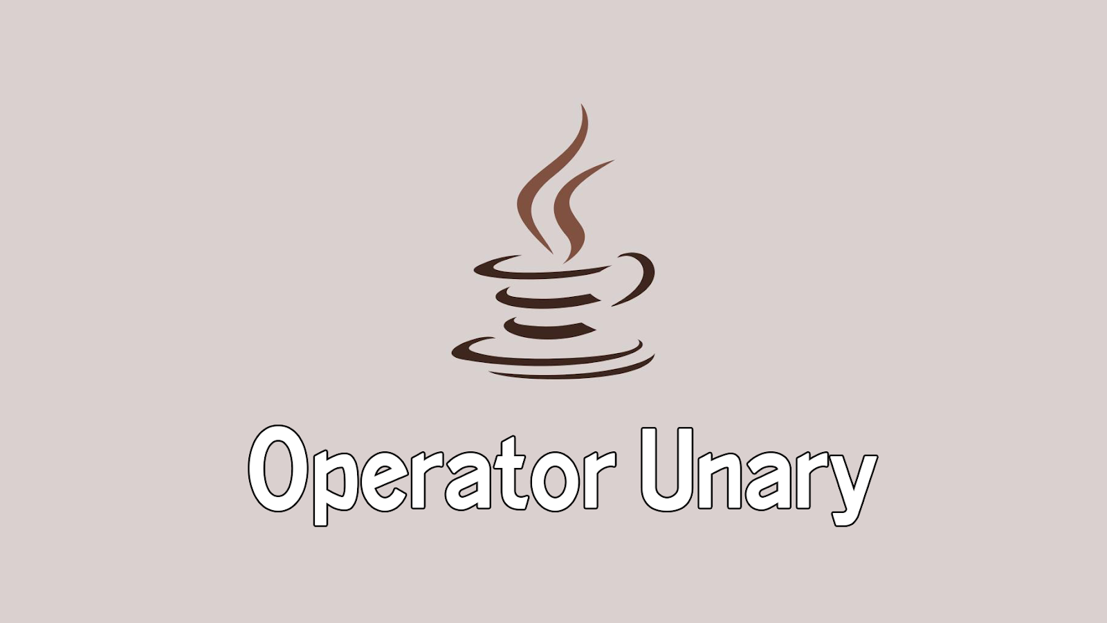 Java Programming 10 Operator Unary ~ Open Networking