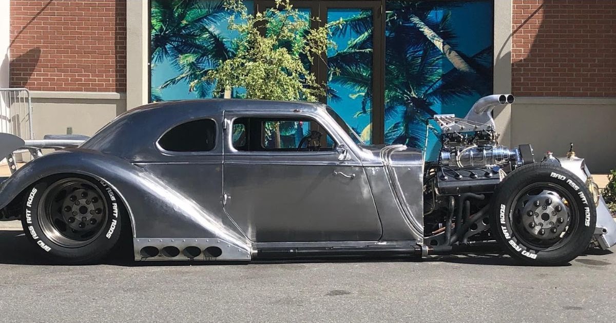 Just A Car Guy: Also coming to SEMA, Il Capo, a 1936 Packard Rat Mod ...