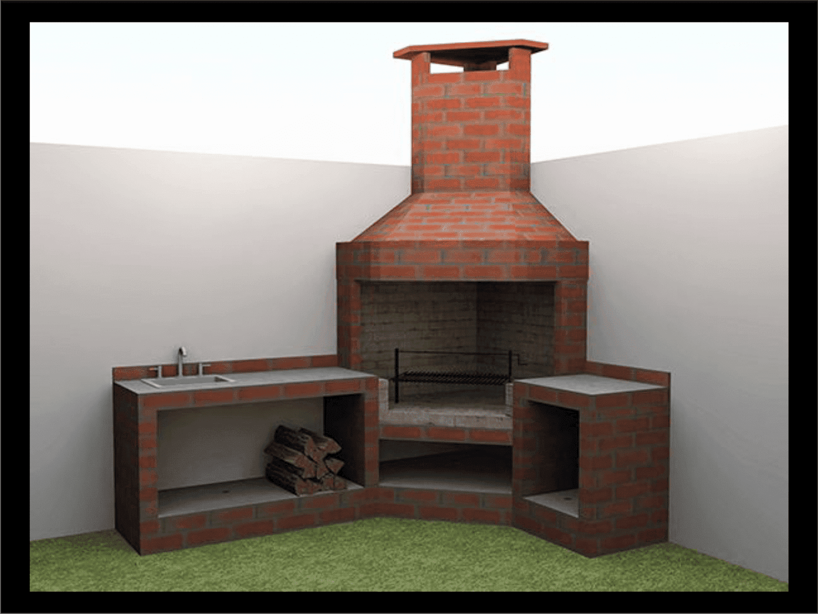 Asadores de Ladrillo: 20 Ideas de como hacerlos en tu jardín: Construya ...