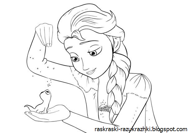 Холодное Сердце 2 Раскраска Распечатать