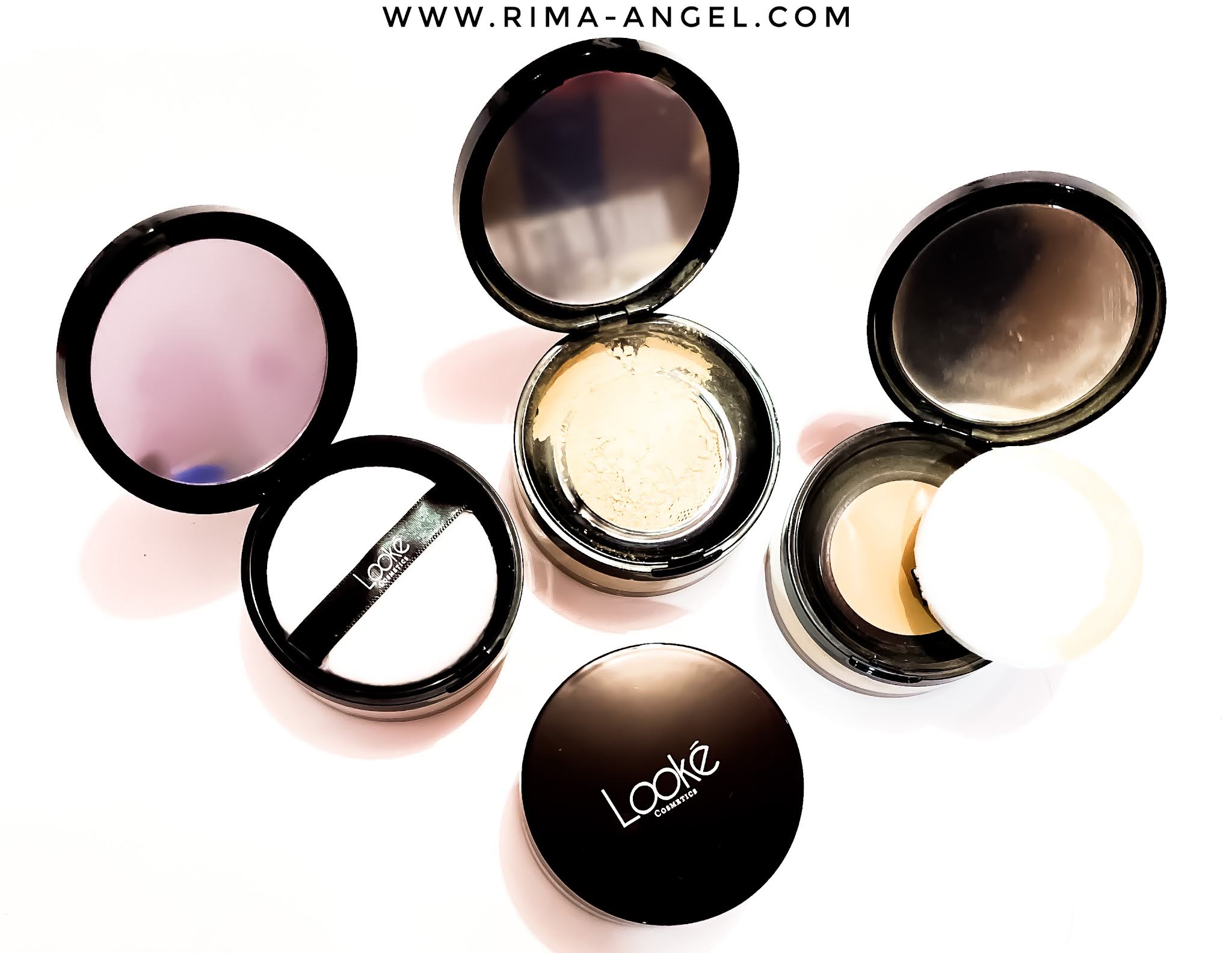 Review Looke Cosmetics Cushion & Loose Powder - All Shade
