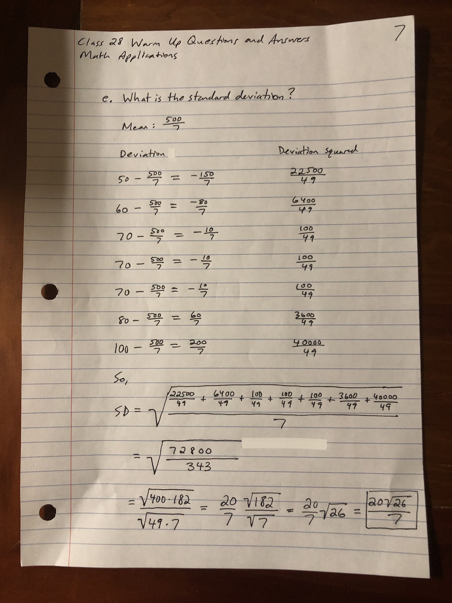 Professor Frank’s Math Blog: 2020