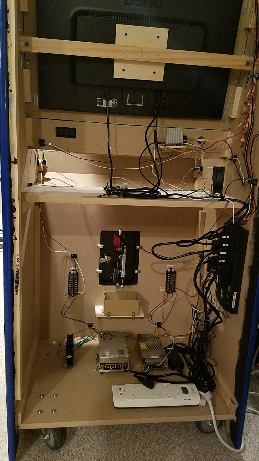 Journey to a Home Retro Arcade: The Arcade Build- Part III: Internal ...