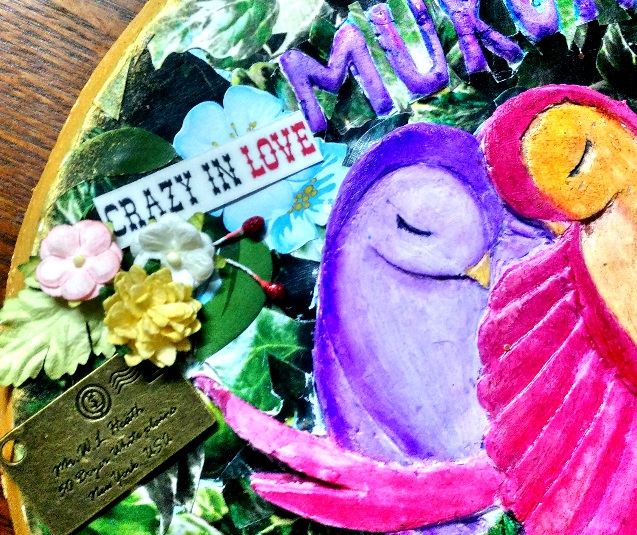 Nakshathra Designz: Decoupage on POP Carving- DT post by Blessy Priya