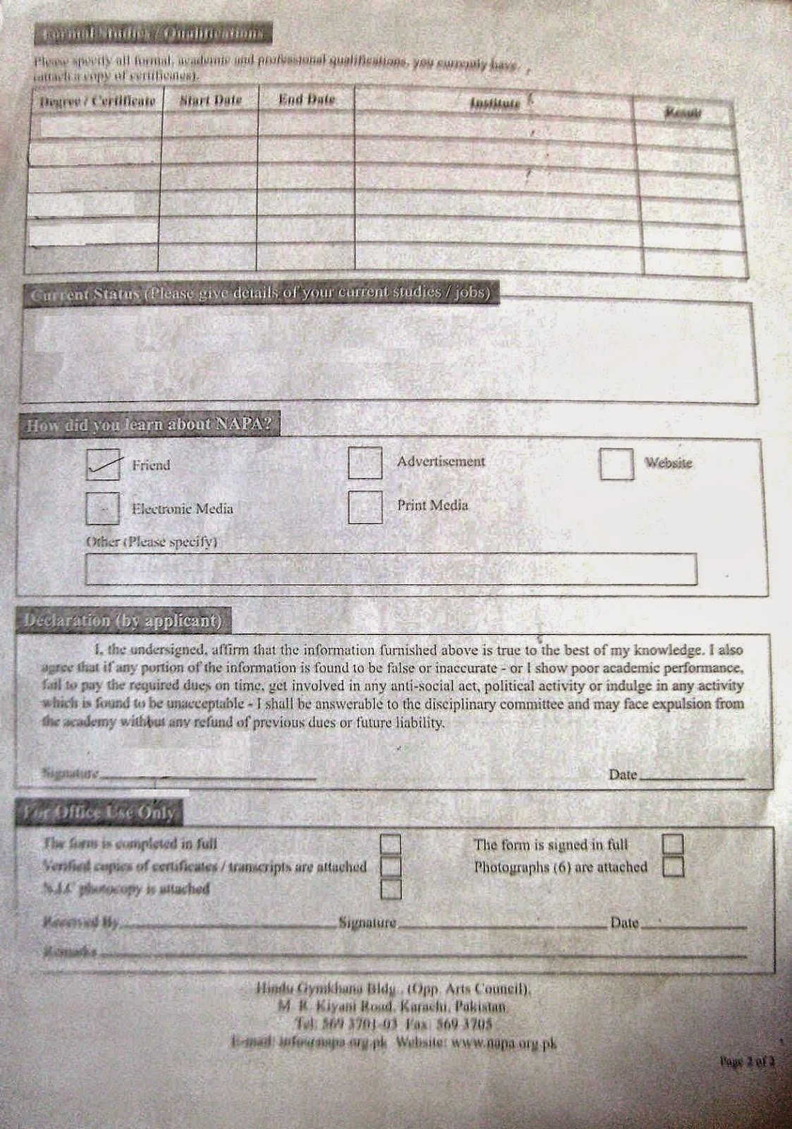 Pakistan Scan: April 2014