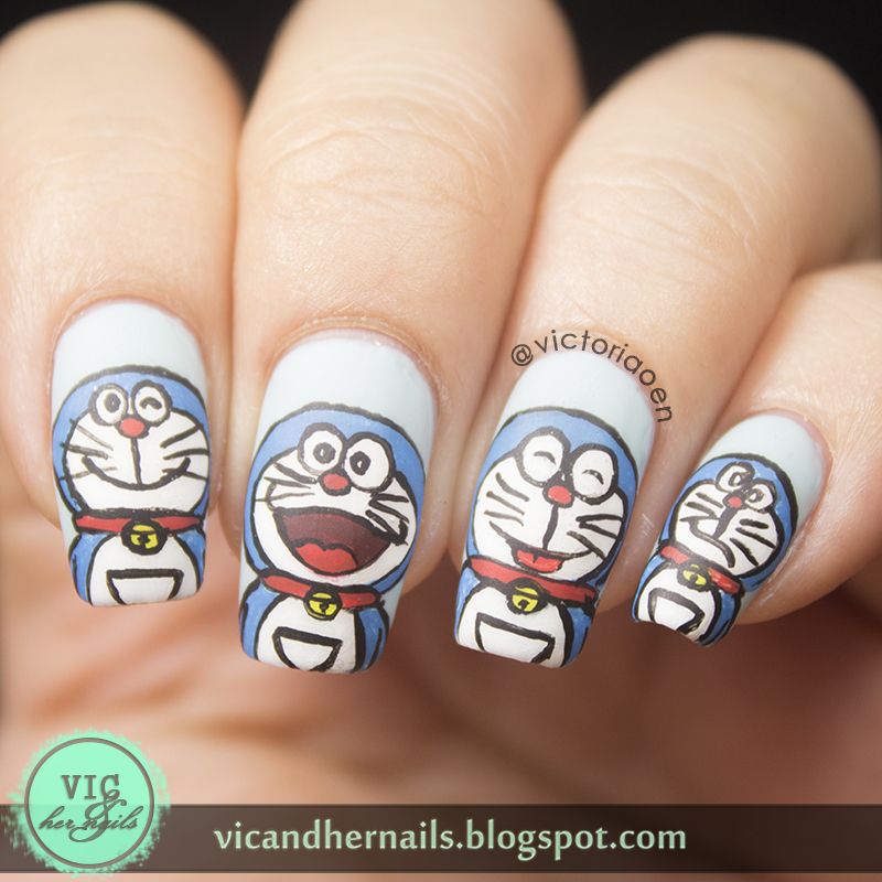 Vic and Her Nails: Digital Dozen Does Fandom - Day 3: Doraemon