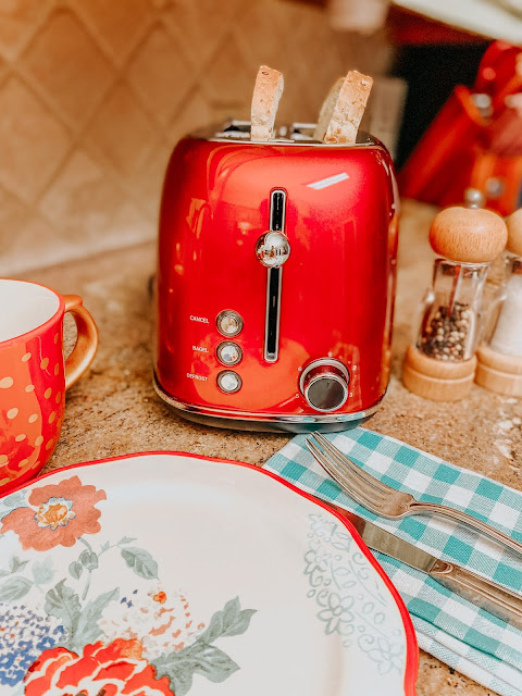 Clover House: Retro Kitchen Appliances - My New Red Toaster