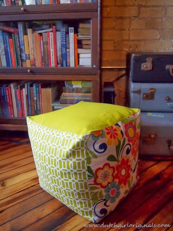 Dutch Girl Originals: National Craft Month Project: Square Pouf