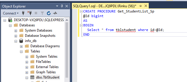 Debugging in SQL Server or debug stored procedure in SQL Server