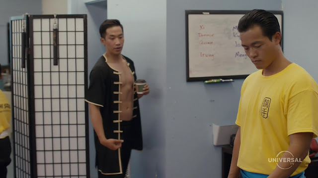 ausCAPS: Patrick Kwok-Choon shirtless in Private Eyes 3-09 "It Happened One Fight"