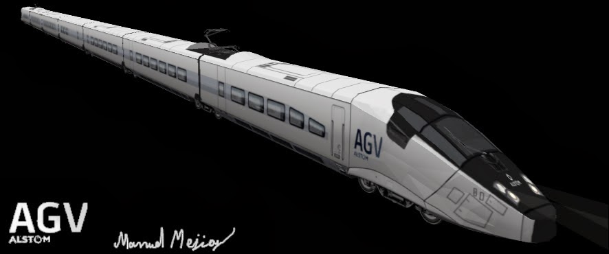 High Speed Trains OpenBVE: AGV