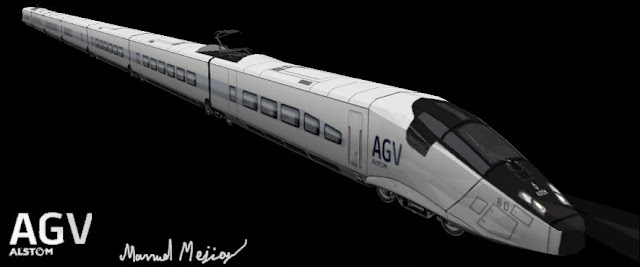 High Speed Trains OpenBVE: AGV