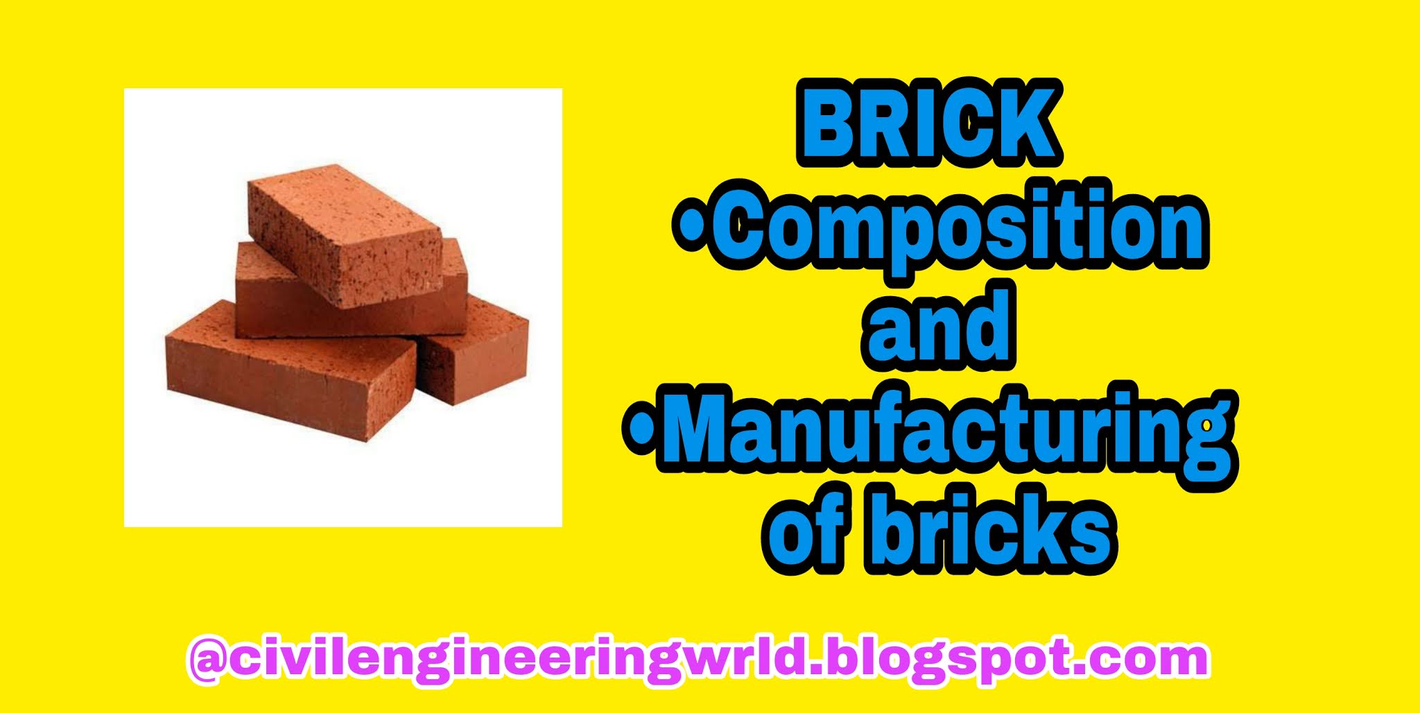 BRICKS - Composition of bricks , Manufacturing process of bricks ...