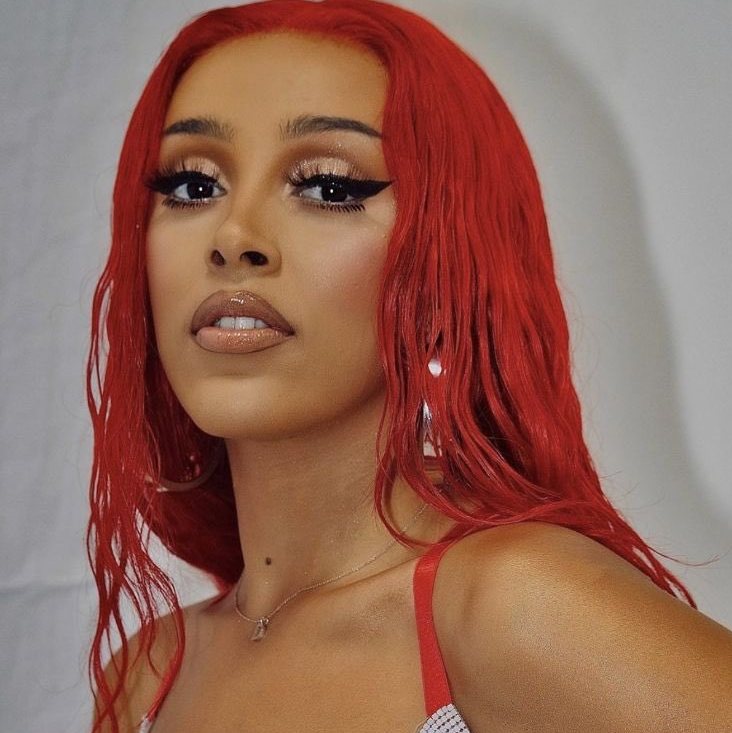 Doja Cat Purple Hair