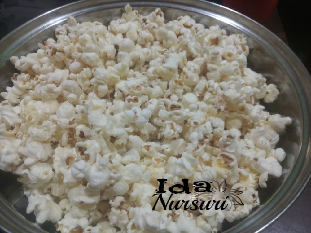 Cara-cara buat Popcorn Sedap dan Rangup di rumah tanpa mesin