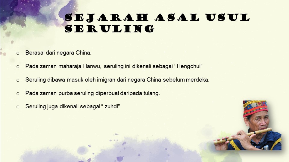 ALAT MUZIK TRADISIONAL: SERULING