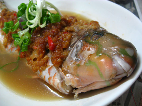 Elinluv's Tidbits Corner: Steamed Parrot Fish With Fermented Bean Paste