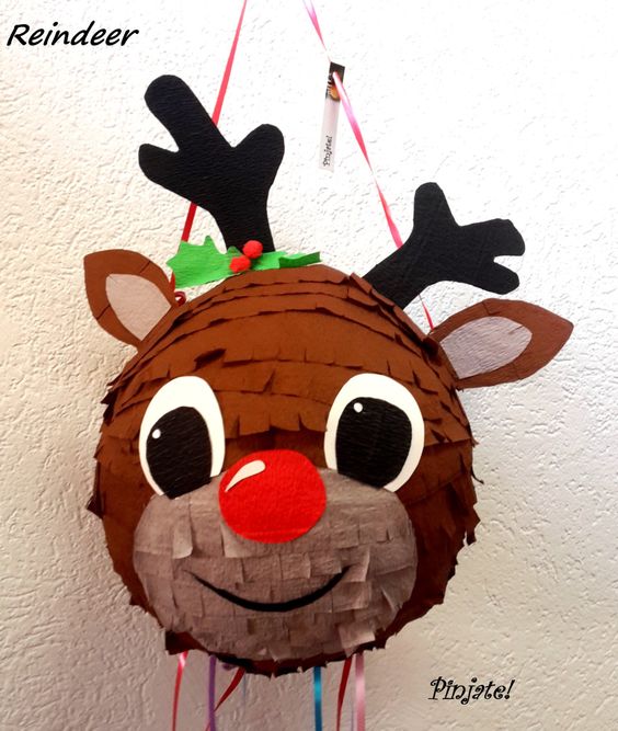 4 Ideas hermosas para hacer piñatas navideñas paso a paso ~ Manoslindas.com