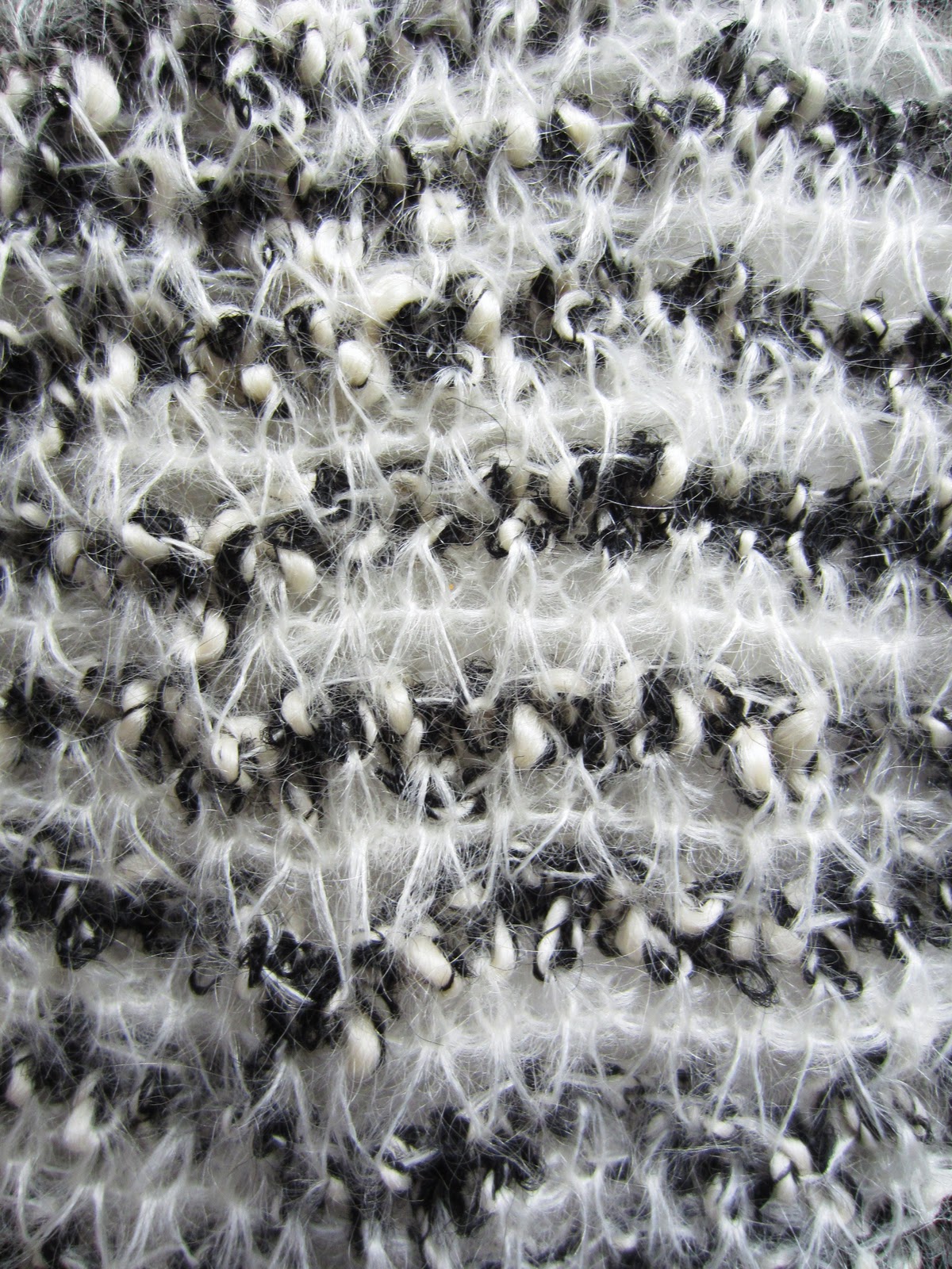 AS GOOD AS KNIT GETS: Larger and further developed knitted samples...