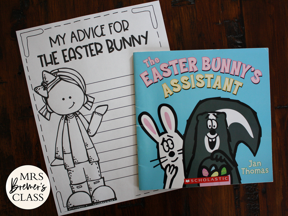 The Easter Bunny's Assistant Book Study Companion Activities | Mrs ...
