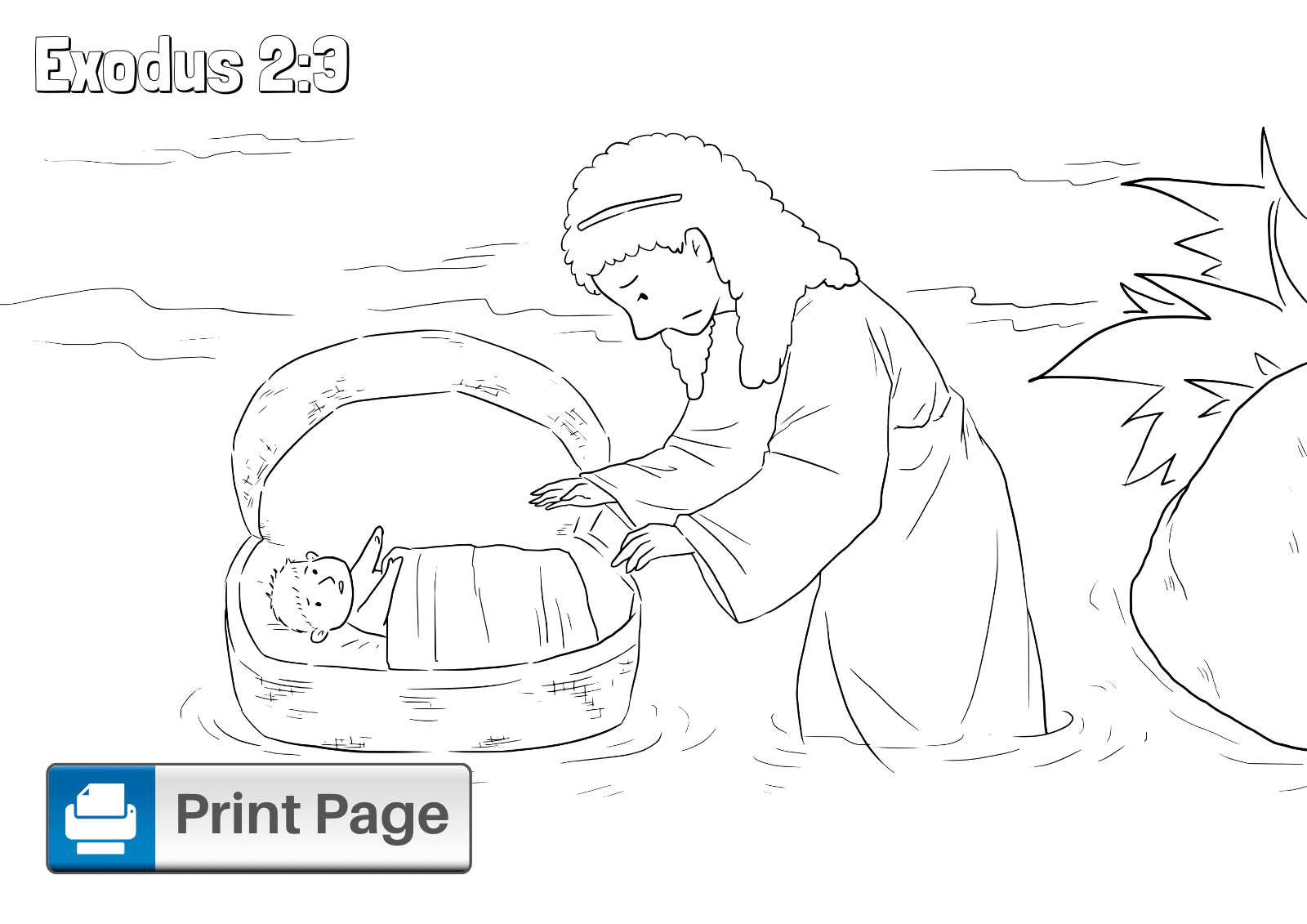 Free Printable Moses Coloring Pages 2 ~ Coloring Pages