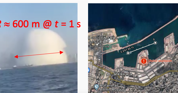 nanoscale views: The energy of the Beirut explosion