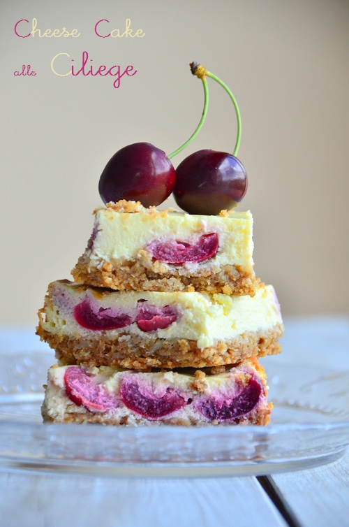 Cheese cake alle ciliegie e base ai cereali | Cucina Scacciapensieri