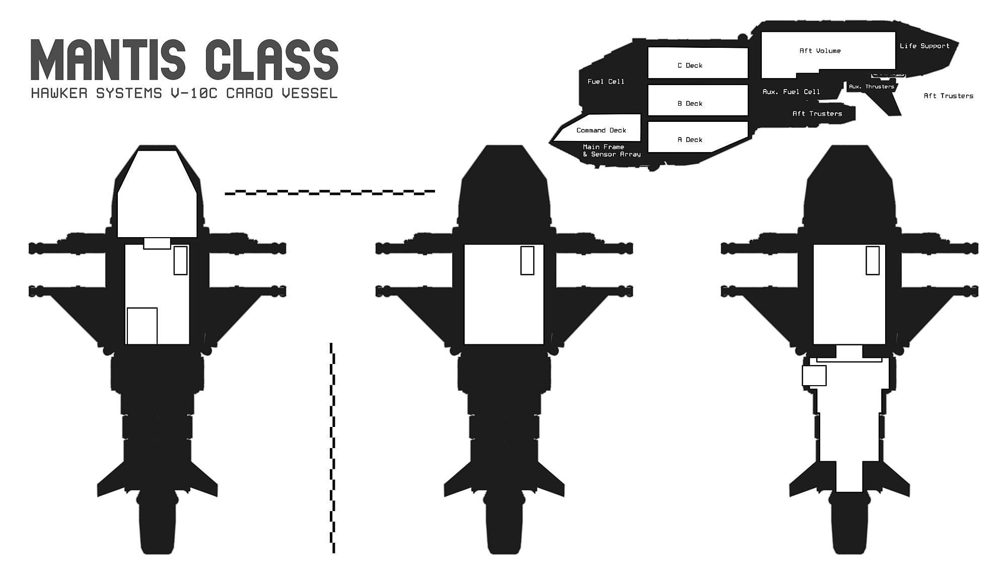 Canterstone House: Mantis Class Cargo Vessel
