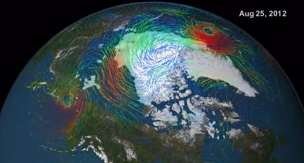 Suburban spaceman: NASA: NOAA Arctic Cyclone Breaks Up Sea Ice