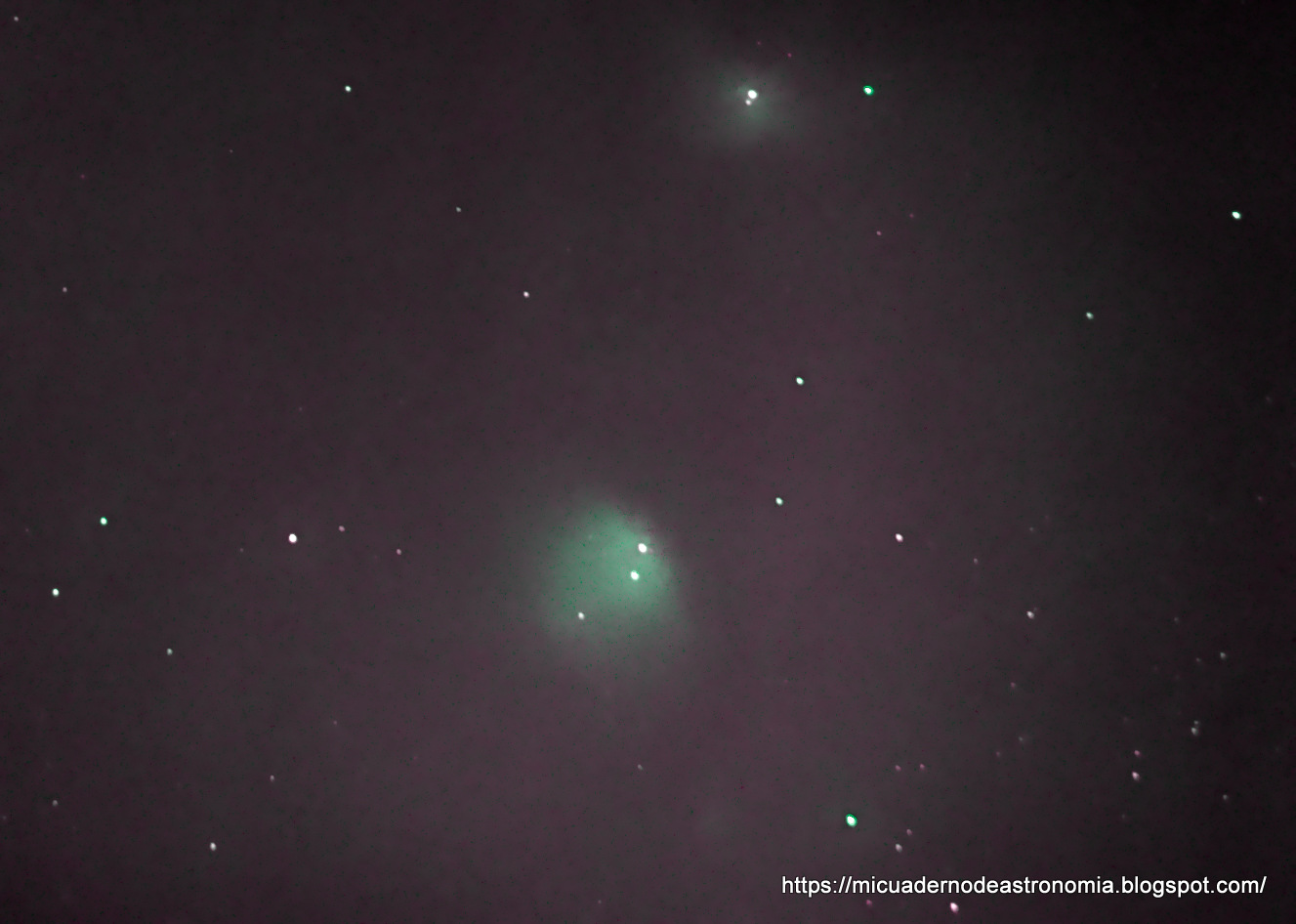 Mi cuaderno de Astronomia : M-78 o Messier 78