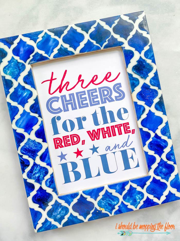 Three Cheers for the Red, White, and Blue Printables | i should be ...