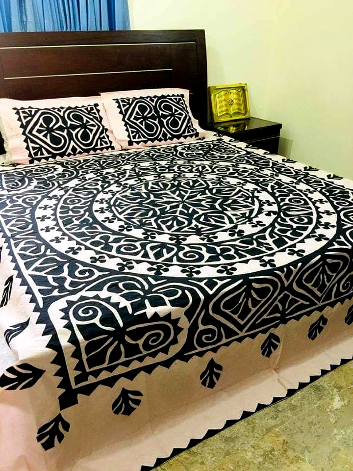Aplic Work | Applic Hand Work Beddings | Bed Sheets in Applique Work ...