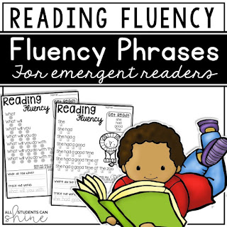 Reading Fluency & Comprehension - All Students Can Shine