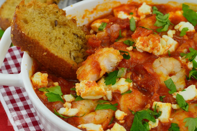 Creveti Saganaki - CAIETUL CU RETETE