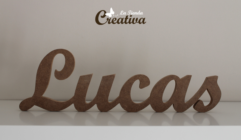 La Tienda Creativa - Letras para decorar y mucho más: Nombre en DM - Lucas