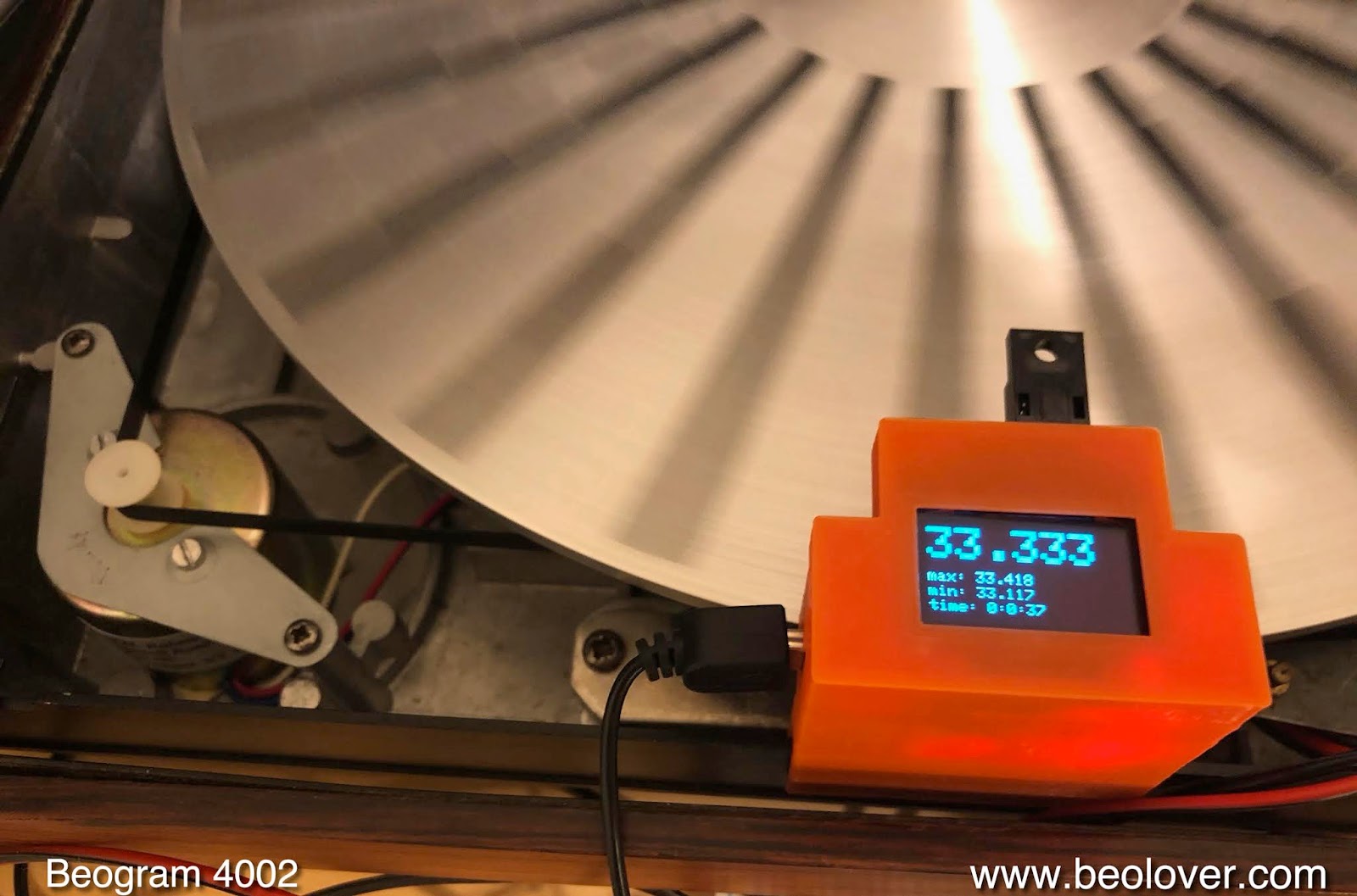 beolover: Beogram 4002: DC Platter Motor Restoration