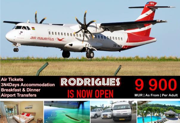Rodrigues via Mauritius: Erste Flüge...Premiers vols.....Rodrigues is ...