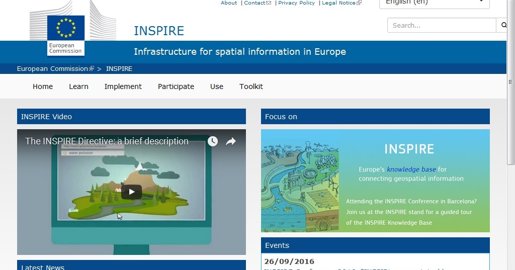 Blog IDEE: Nueva web INSPIRE