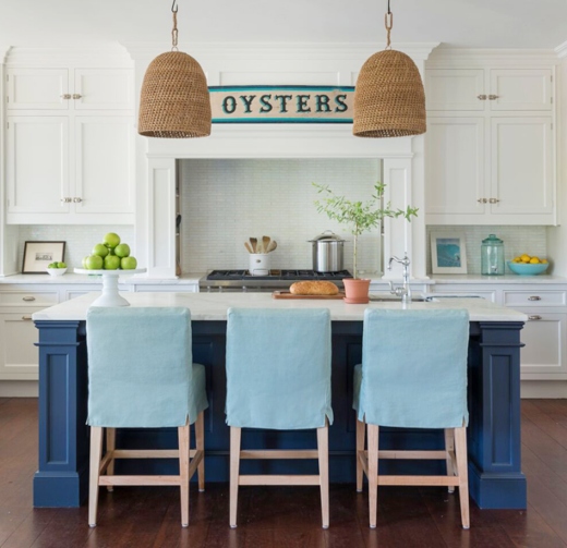 21 Coastal Kitchen Design Ideas | Blue Kitchens