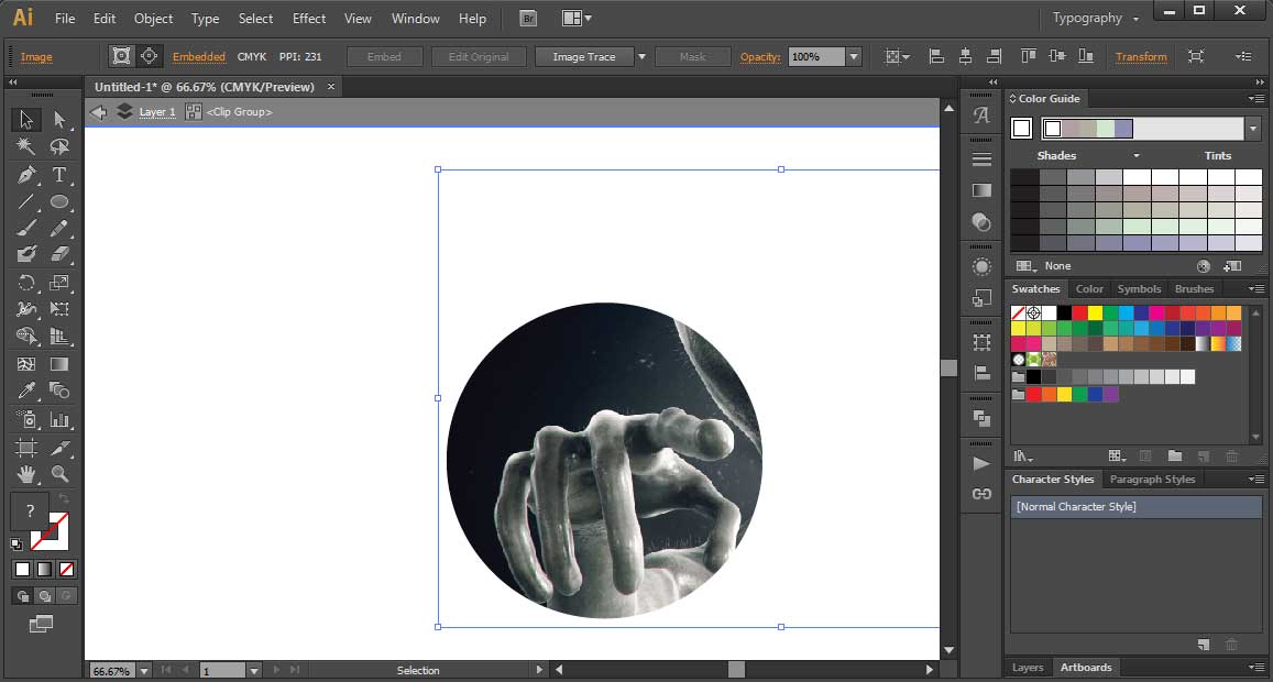 Cara PowerClip seperti Corel Draw di Illustrator - Masvian