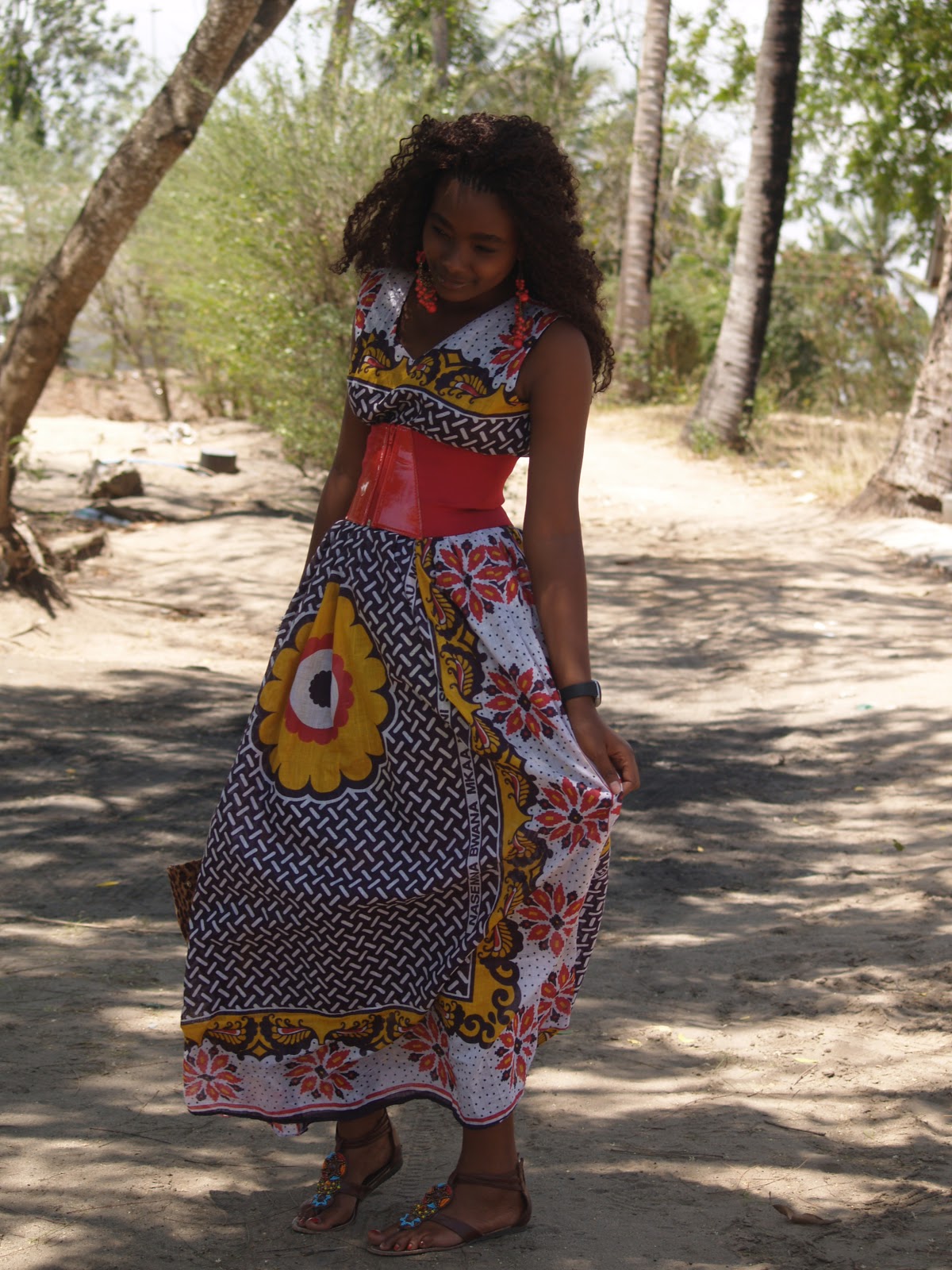 Subira Wahure Official African Couture Blog: KHANGA MAXI DRESS DESIGNED ...
