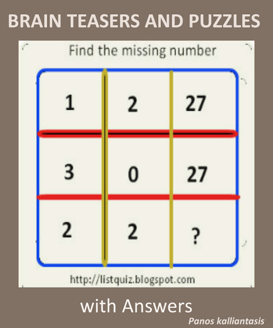 Brain teasers and puzzles: A missing number brain challenge