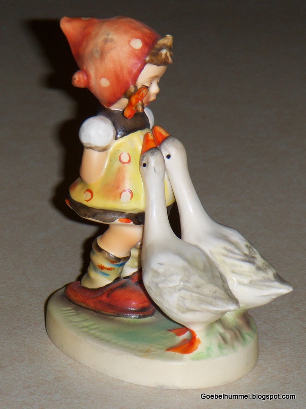 Goebel Hummel: Goose Girl Goebel Hummel Figurine #47 3/0 TMK5